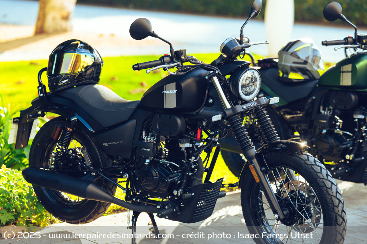 Essai moto Macbor Rockster 125 Evo