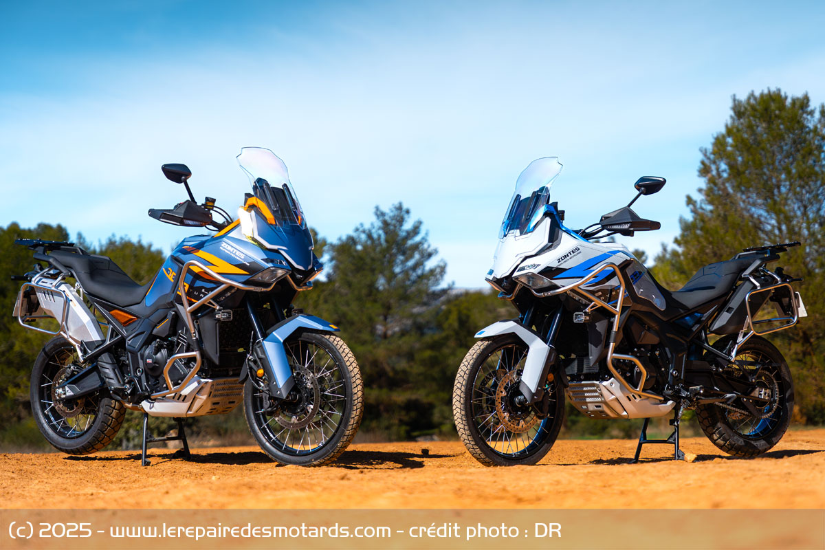 Essai motos Zontes 703 F Adventure et Touring