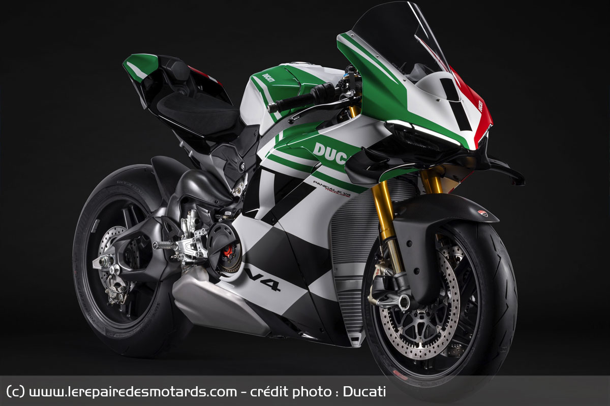 Fiche technique Ducati Panigale V4 Tricolore